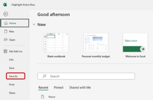 Automatically Highlight Active Cell Row in Excel – Learn Excel and Sheets