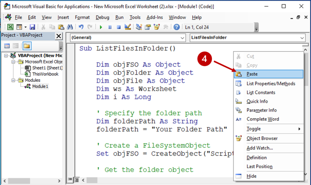 How to Get Detailed List of Files from a Folder in PC – Learn Excel and ...