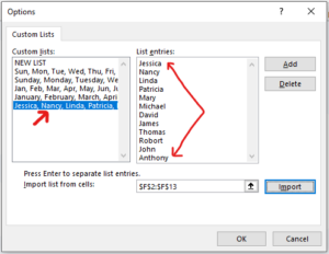 How to Sort Data in Excel Using Custom List – Learn Excel and Sheets