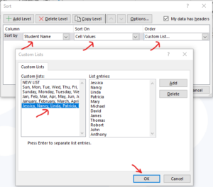 How to Sort Data in Excel Using Custom List – Learn Excel and Sheets