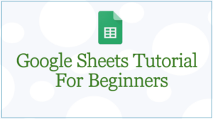Google Sheets – Learn Excel and Sheets