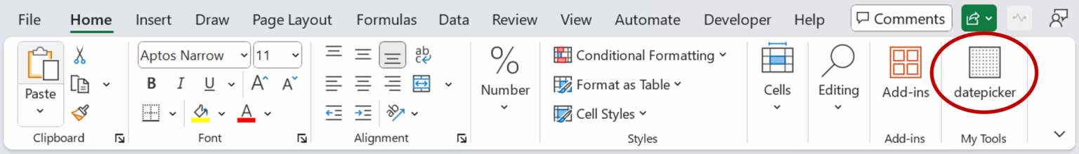 How to Add Date Picker Calendar in Excel 365 - Learn Excel and Sheets